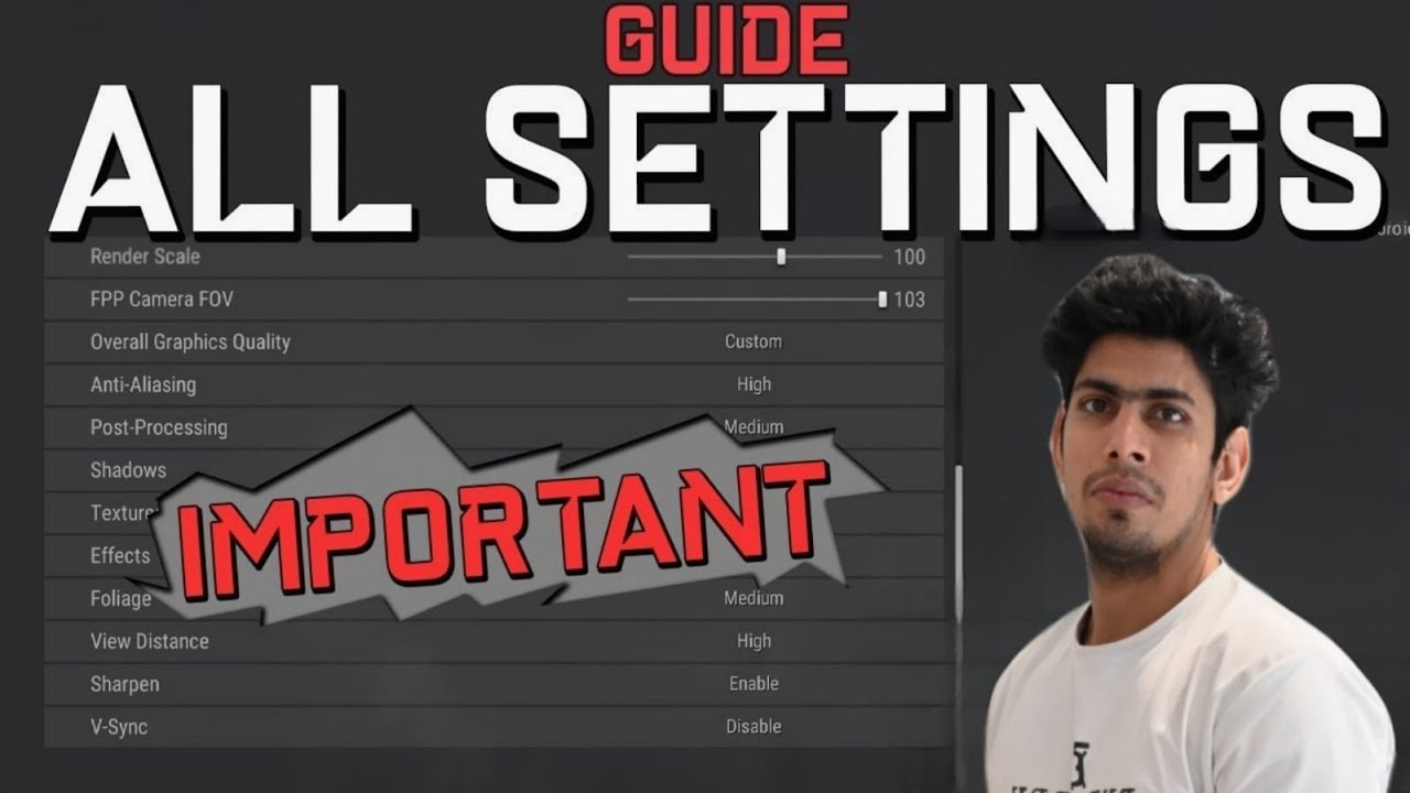 GUIDE: FULL PUBG SETTINGS GUIDE - Graphics/Keybinds/Gameplay settings ...