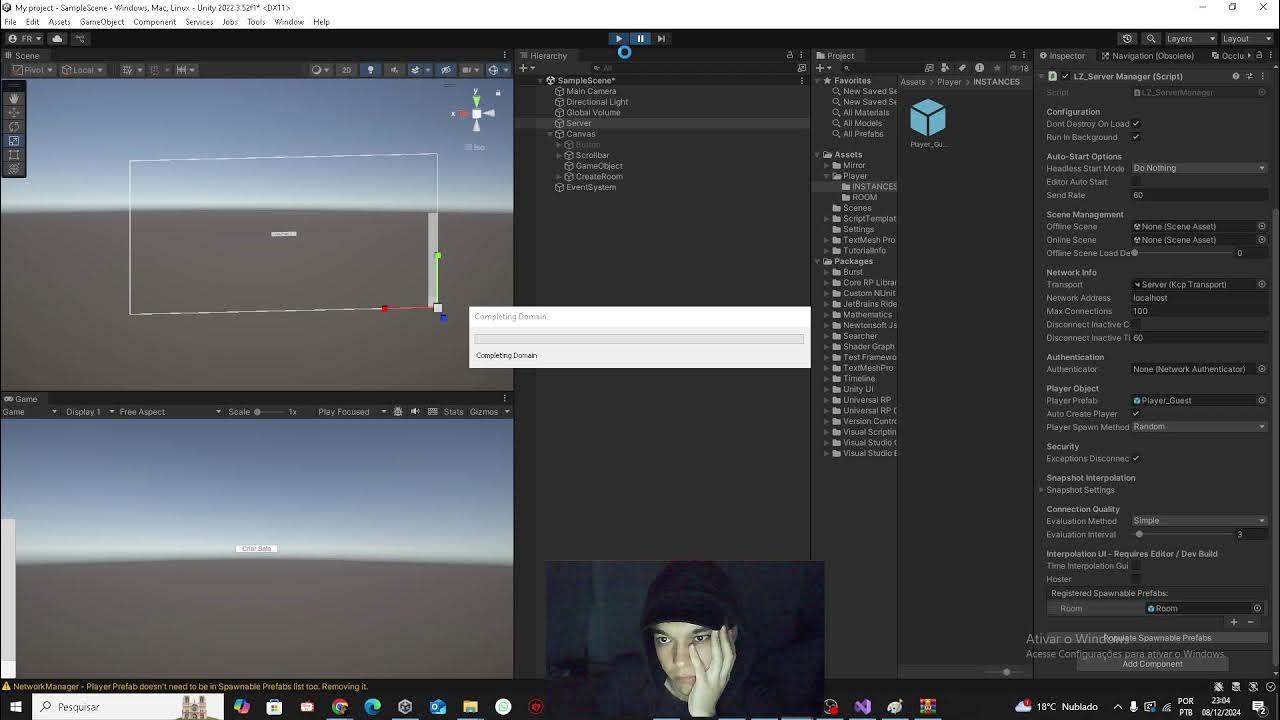 MULTIPLAYER NA UNITY, MIRRO NETWORKING - YouTube