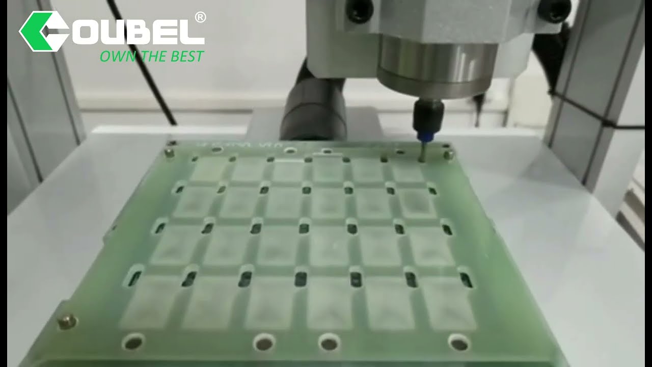 OUBEL Automatic three-axis PCB stamping hole PCB depaneling machine V ...