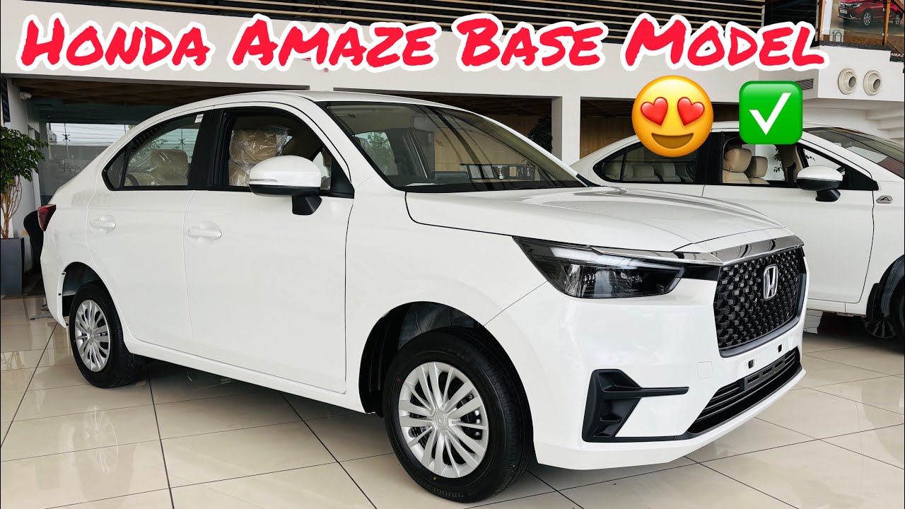 New Honda Amaze V Base Model | 8 लाख में Full Luxury | 2025 | Detailed ...