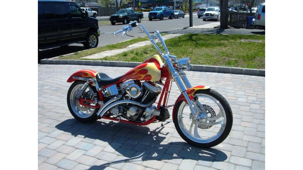 2000 Titan Phoenix Custom Built Softail - YouTube
