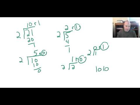 Binary to Base 10 Conversions - YouTube