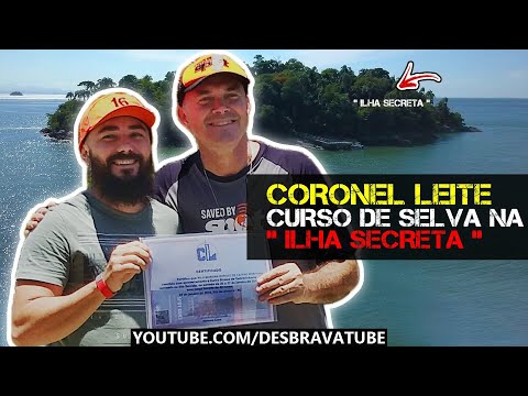 Curso de Sobrevivência do CORONEL LEITE do programa Desafio em Dose Dupla da DISCOVERY.