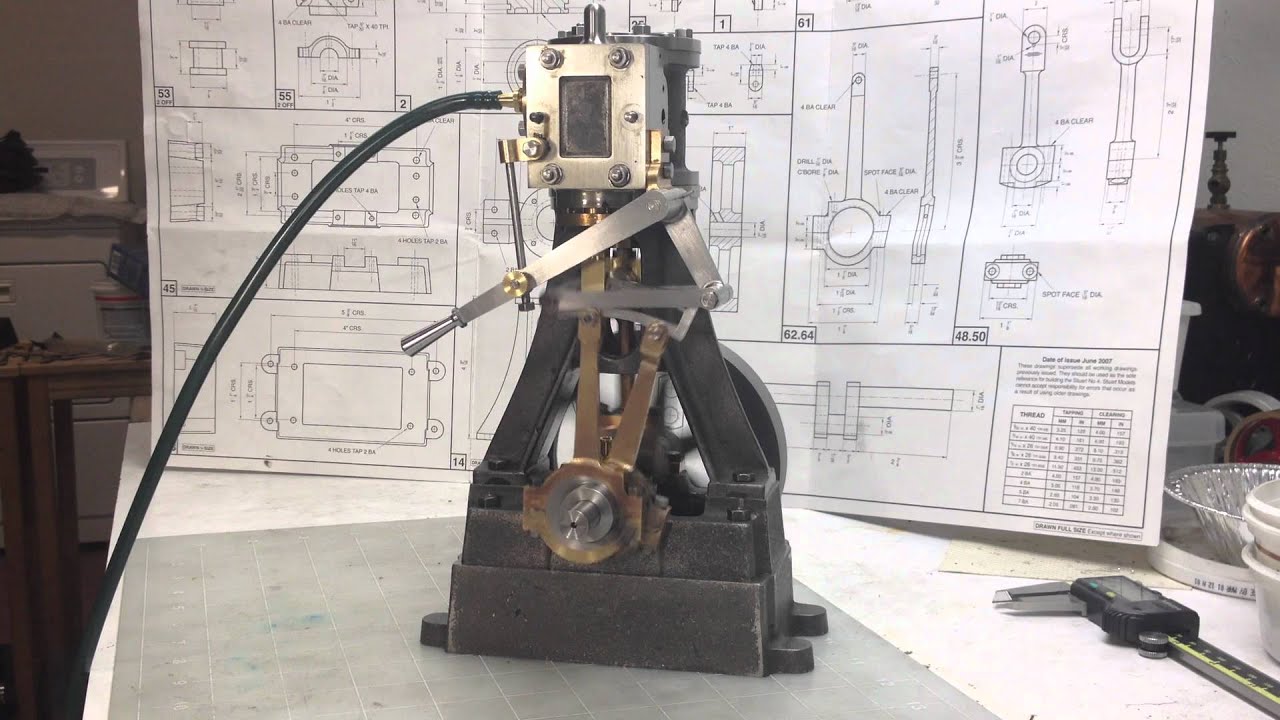 Stuart No. 4 with Reversing Gear - YouTube