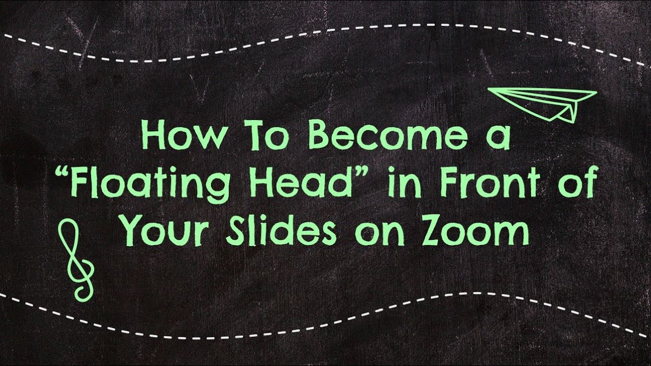 How to become a floating head - YouTube