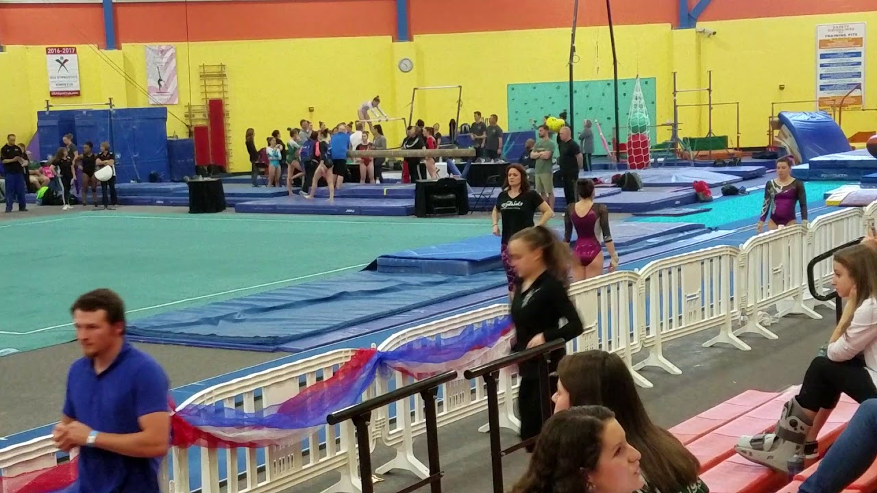 Kayla Long - Level 9 Regionals 2017 - 6th Place Vault - YouTube