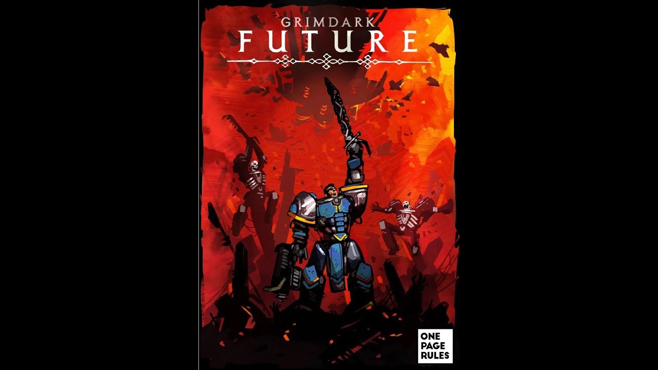 Batrep: Grimdark Future - Human Defense Force vs High Elf Fleets 1200 points - YouTube