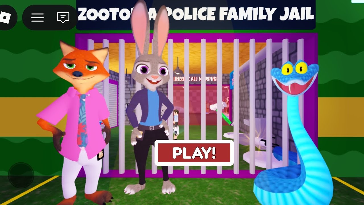 ZOOTOPIA 2 POLICE FAMILY PRISON ESCAPE OBBY #roblox #prisonbreak #games ...