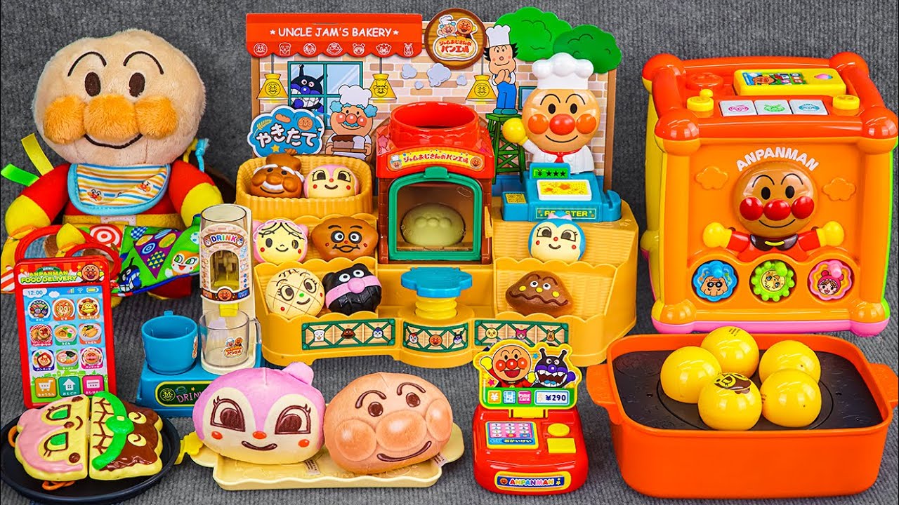 97 Minutes Satisfying with Unboxing Anpanman Kitchen Japanese Cooking ...