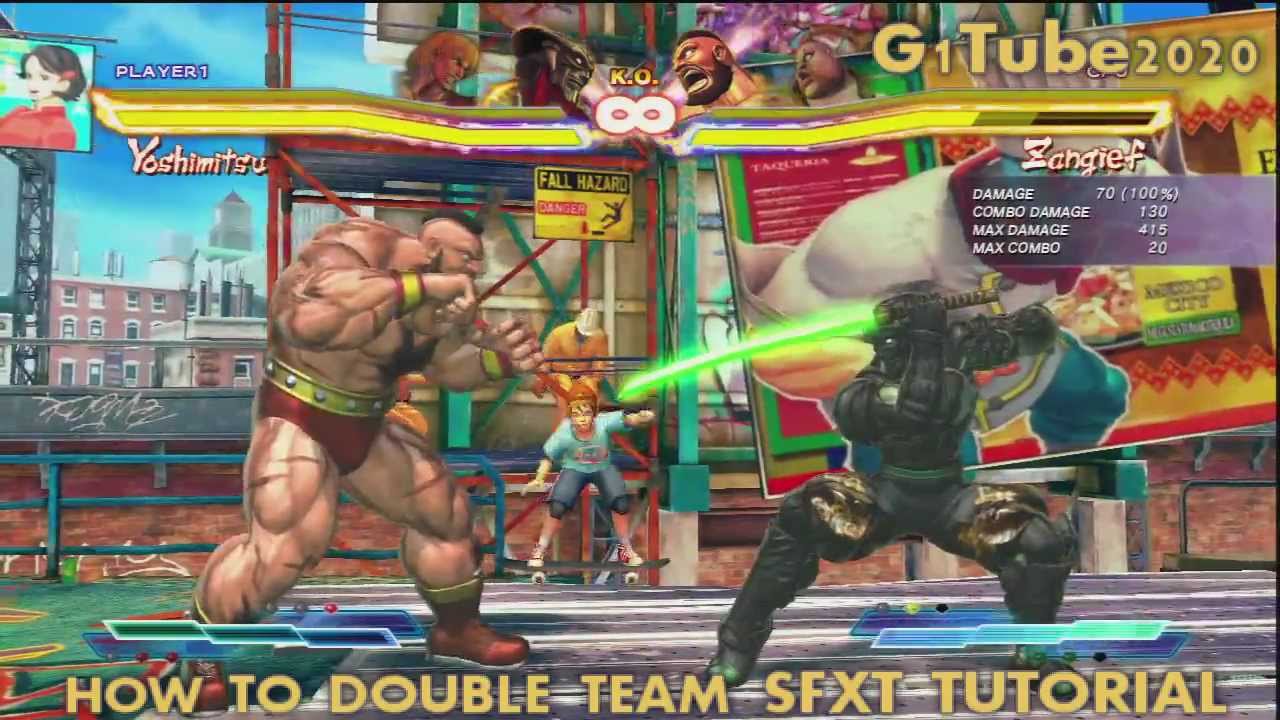 HOW TO DOUBLE TEAM ON STREET FIGHTER X TEKKEN tutorial (audio test ...