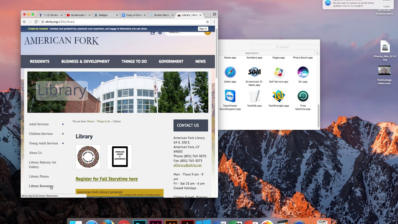 American Fork Library 1 - YouTube