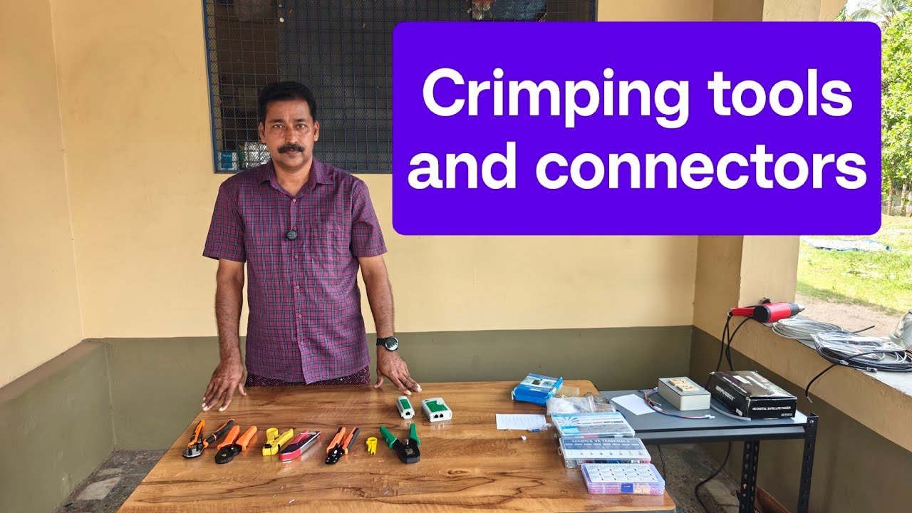 Crimping tools and wire connectors - YouTube