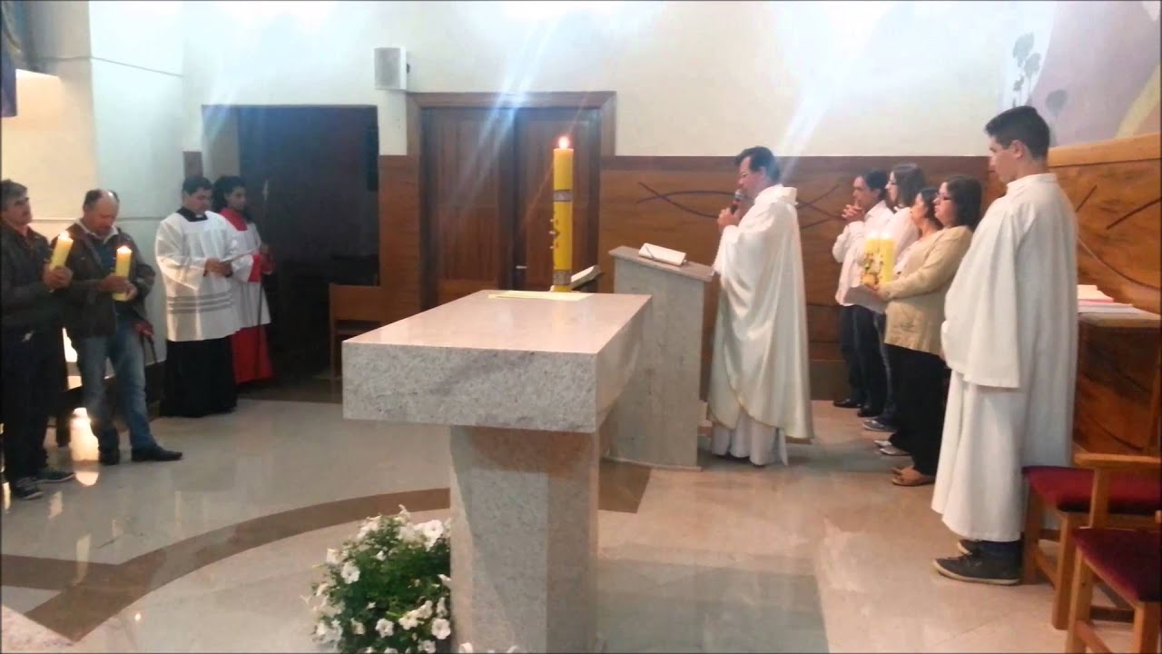 Precônio Pascal - Proclamação da Páscoa 2016 cantada Pe.José Rosa - YouTube