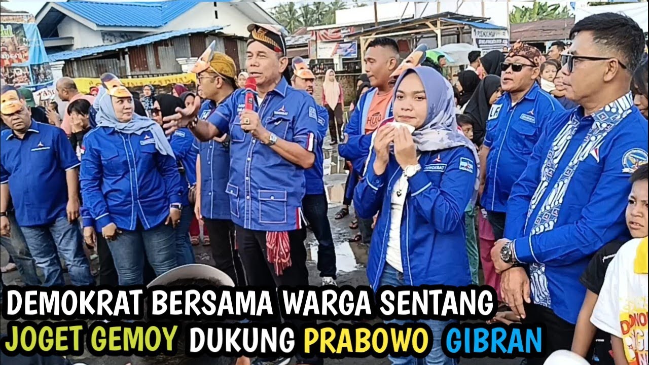 Semarak Joget Gemoy Bersama Partai Demokrat Dan Gembong Bawono Beserta ...
