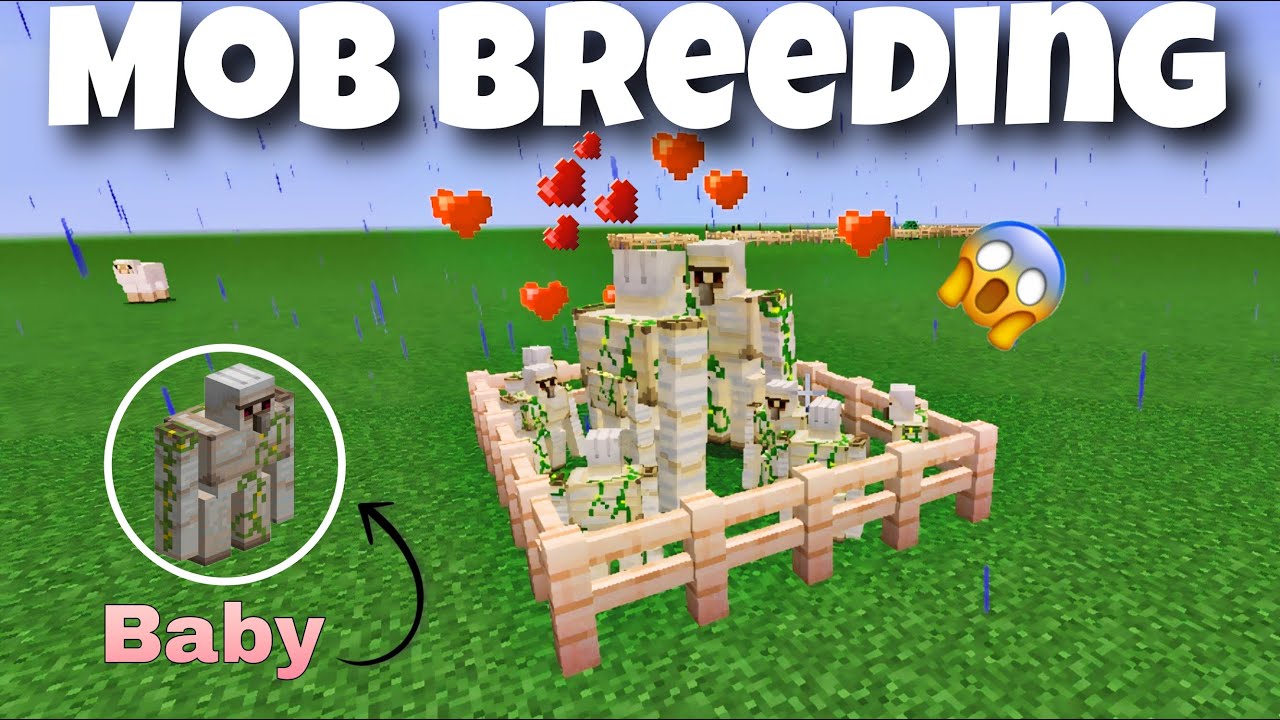 Mob Breeding 😱 In Minecraft 🥰 | Novo Gamer - YouTube