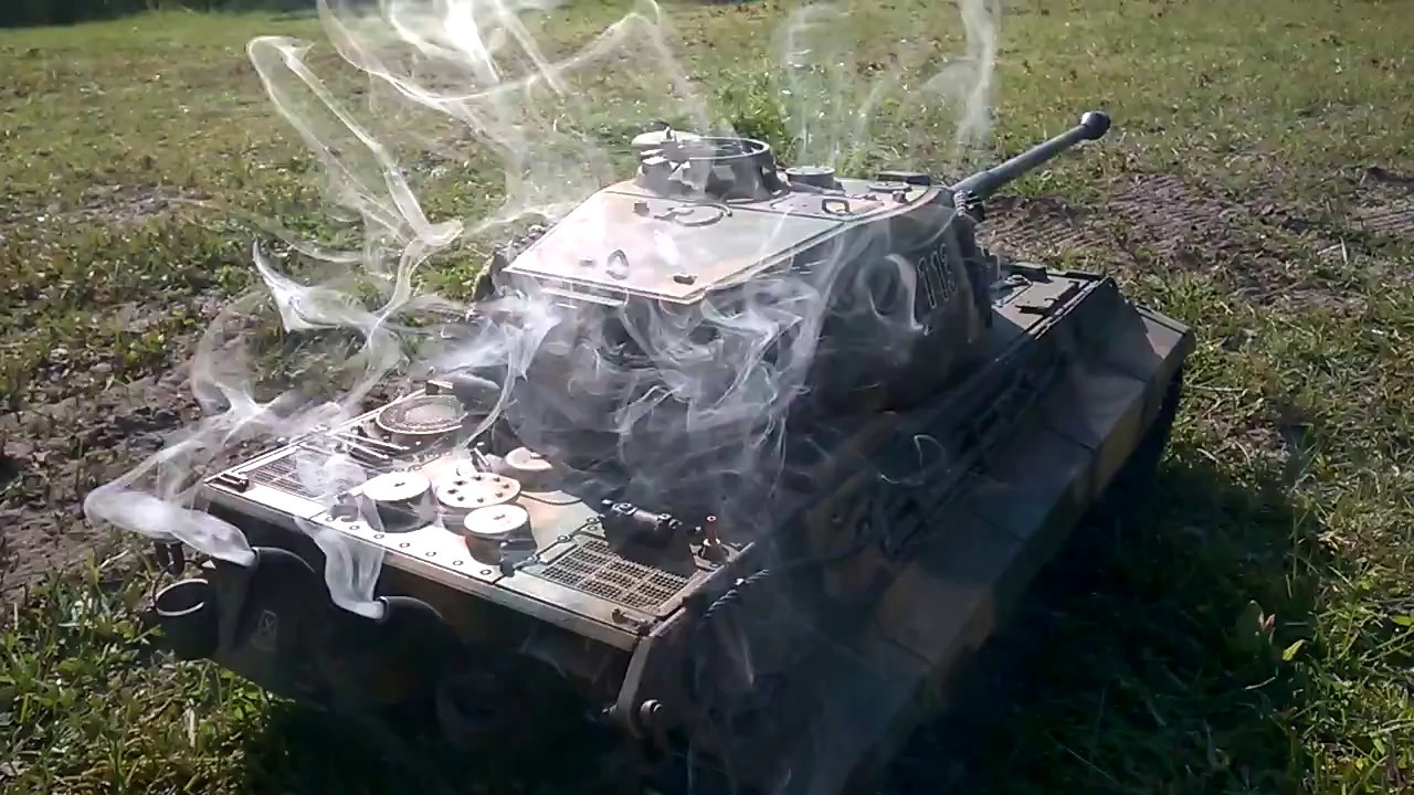 rc tank smokemachine - YouTube