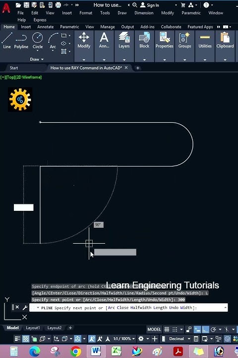 Designs with Polyline Mastery in AutoCAD - 70 ! #autocaddrawing #shortsviral - YouTube