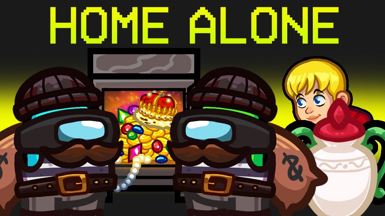 HOME ALONE IMPOSTER ROLE in Among Us - YouTube