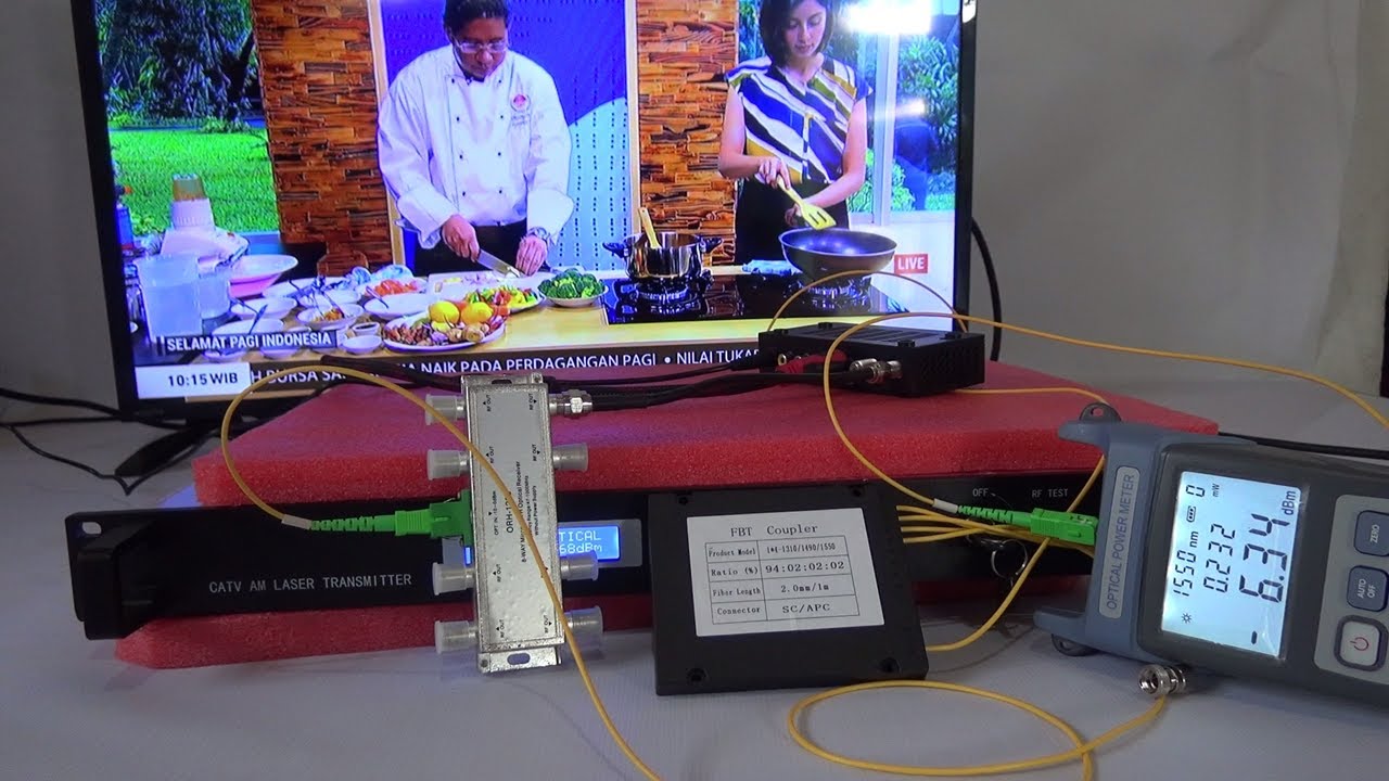 FTTH PASSIVE OPTICAL RECEIVER - YouTube