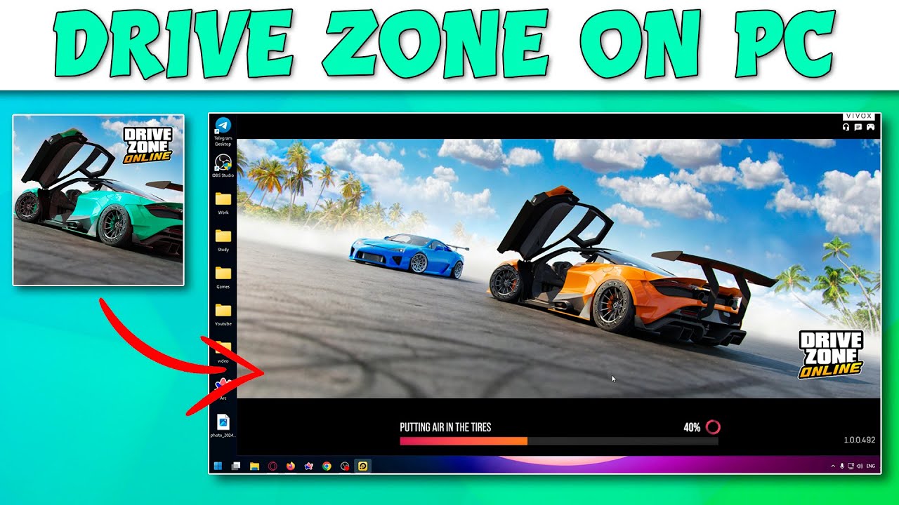 How To Play Drive Zone On Pc - YouTube