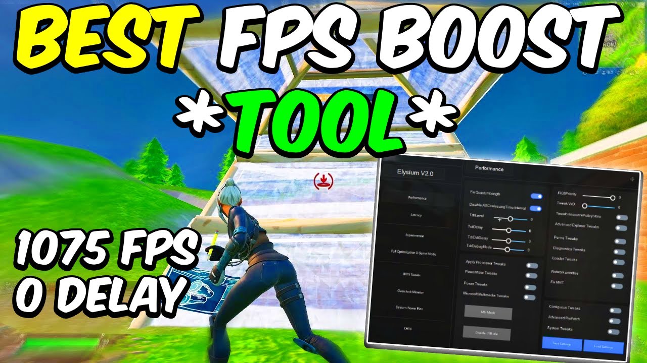 Best Fortnite Fps Boost Tool For Low End Pc & 0 Delay! (Huge Fps Boost ...