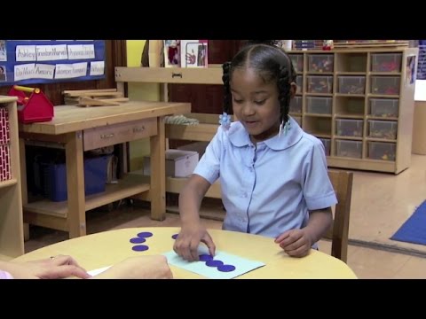 Matching Quantity with Child 3 (Early Math Collaborative at Erikson) - YouTube