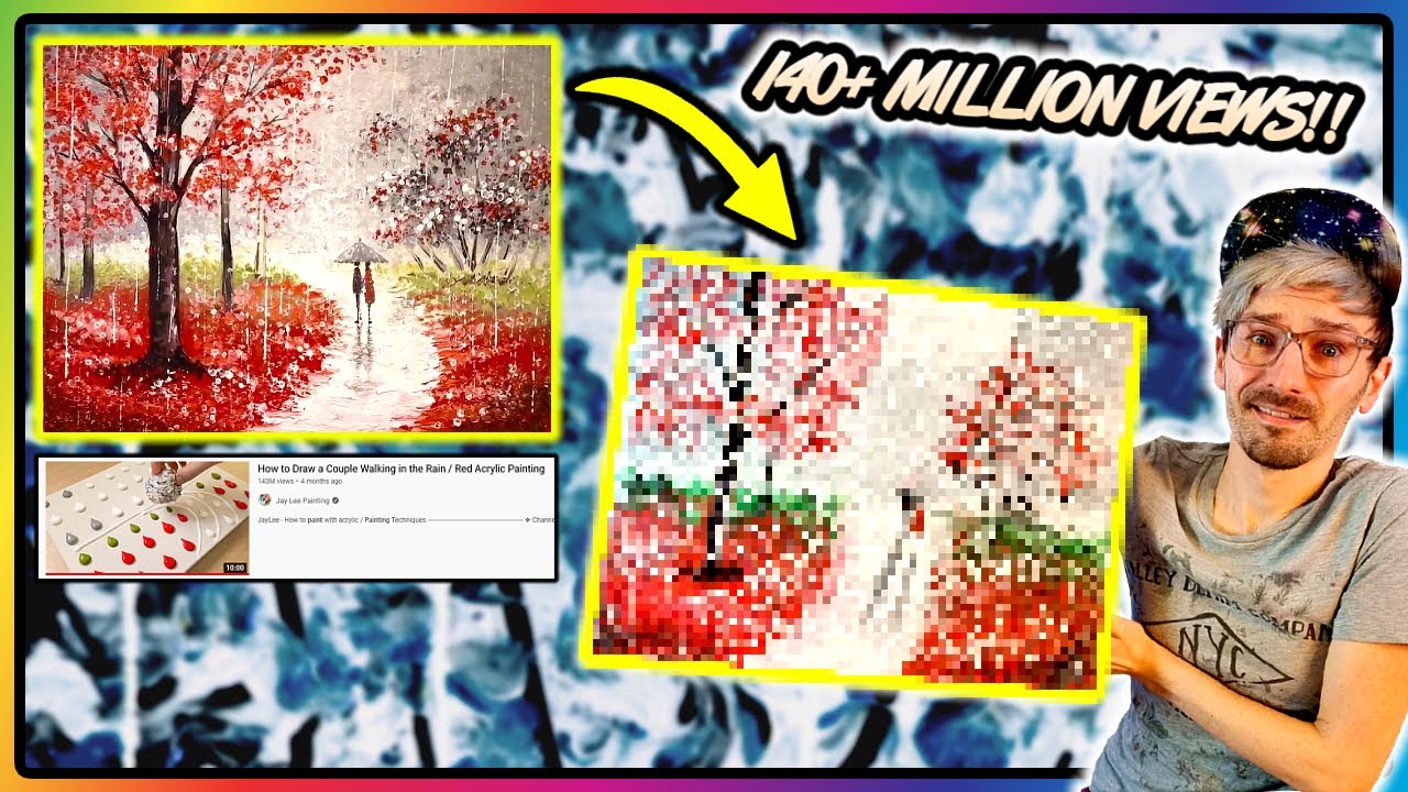 Recreating A Viral YouTube Painting Video From Jay Lee Painting - YouTube