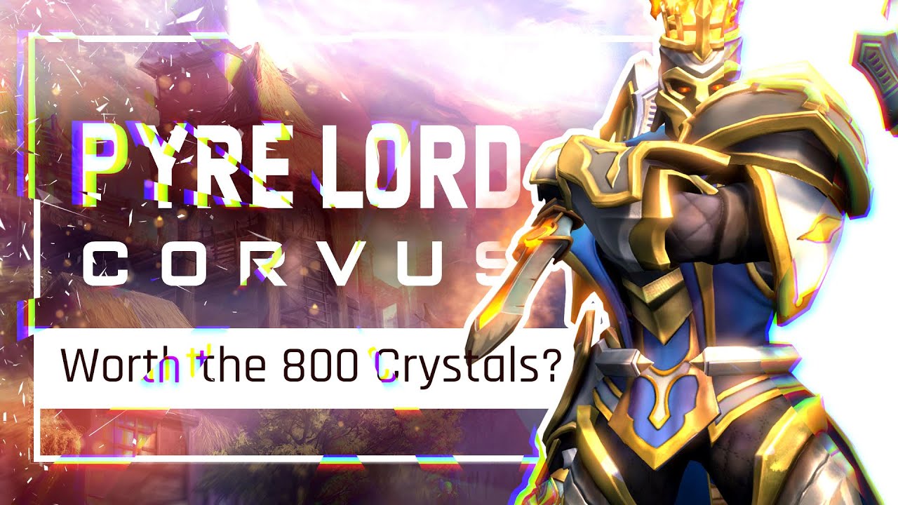 PYRE LORD Corvus skin Tested and Rated! Paladins - YouTube