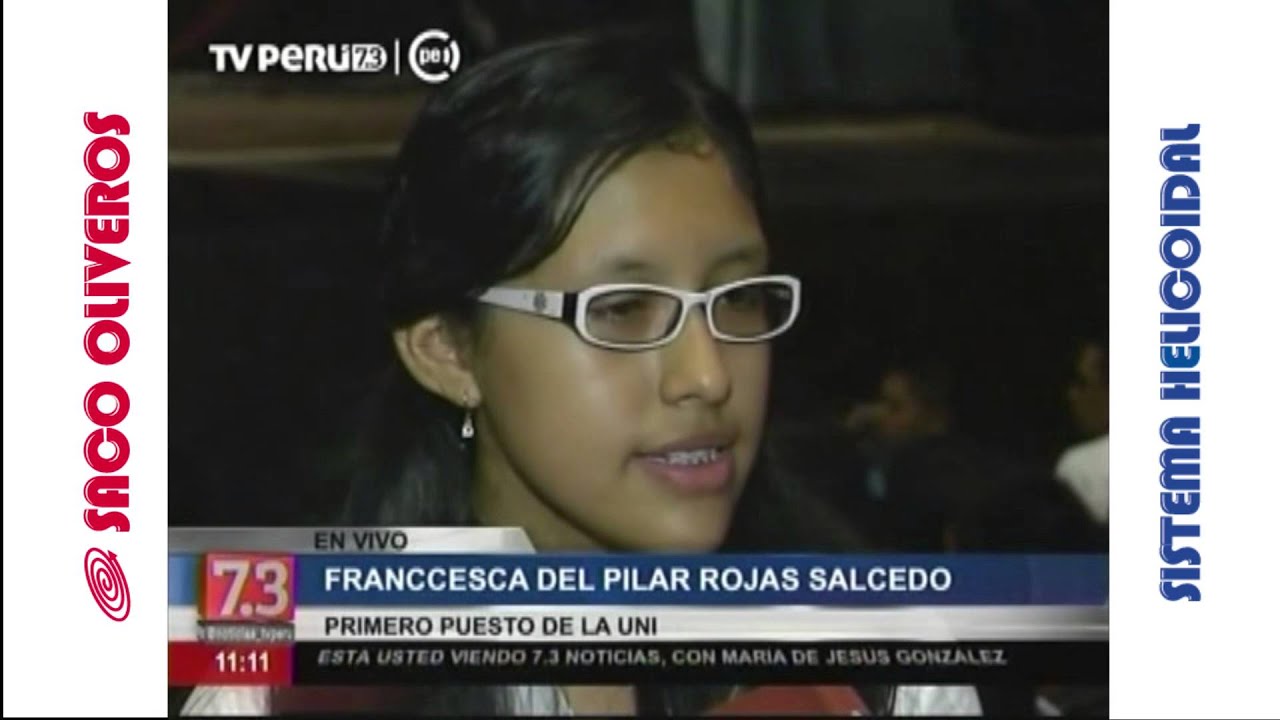 Nuestra alumna Franccesca Rojas obtuvo el cómputo general UNI 2016-I ...