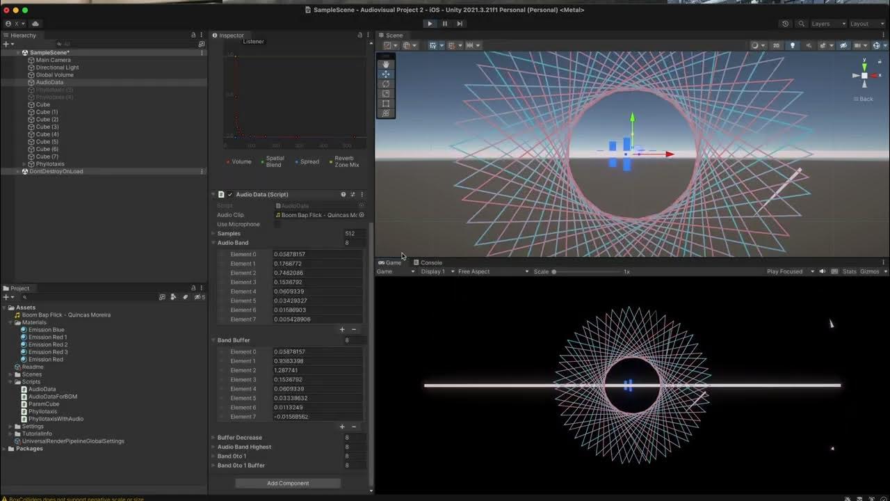 6300_Ex3: audiovisual in unity - hologram effect- le development - YouTube