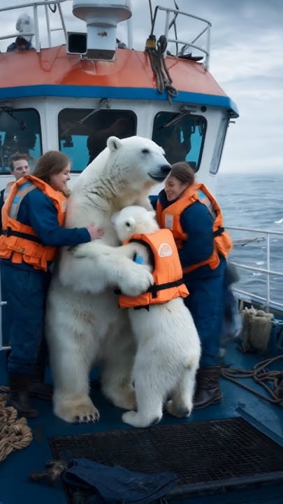A heartfelt story about a little polar bear #polarbearrescue # ...