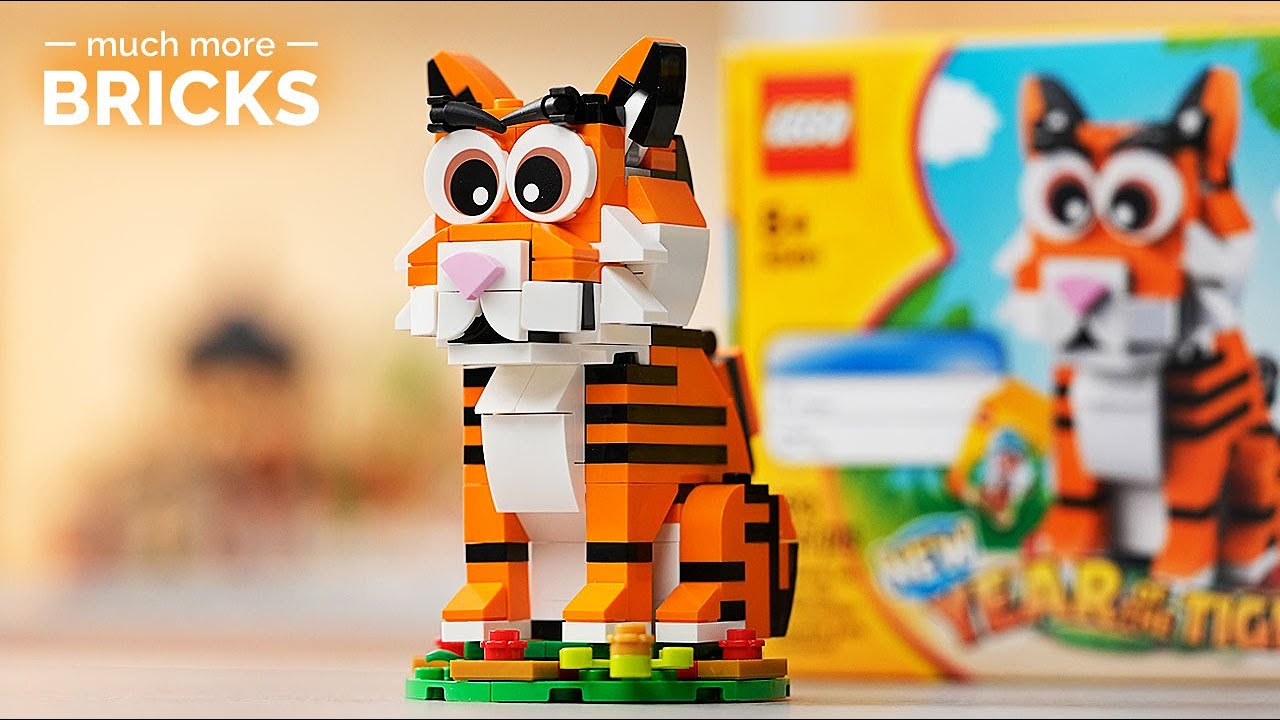 LEGO 40491 Year Of The Tiger - Gift With Purchase - Speed Build - YouTube