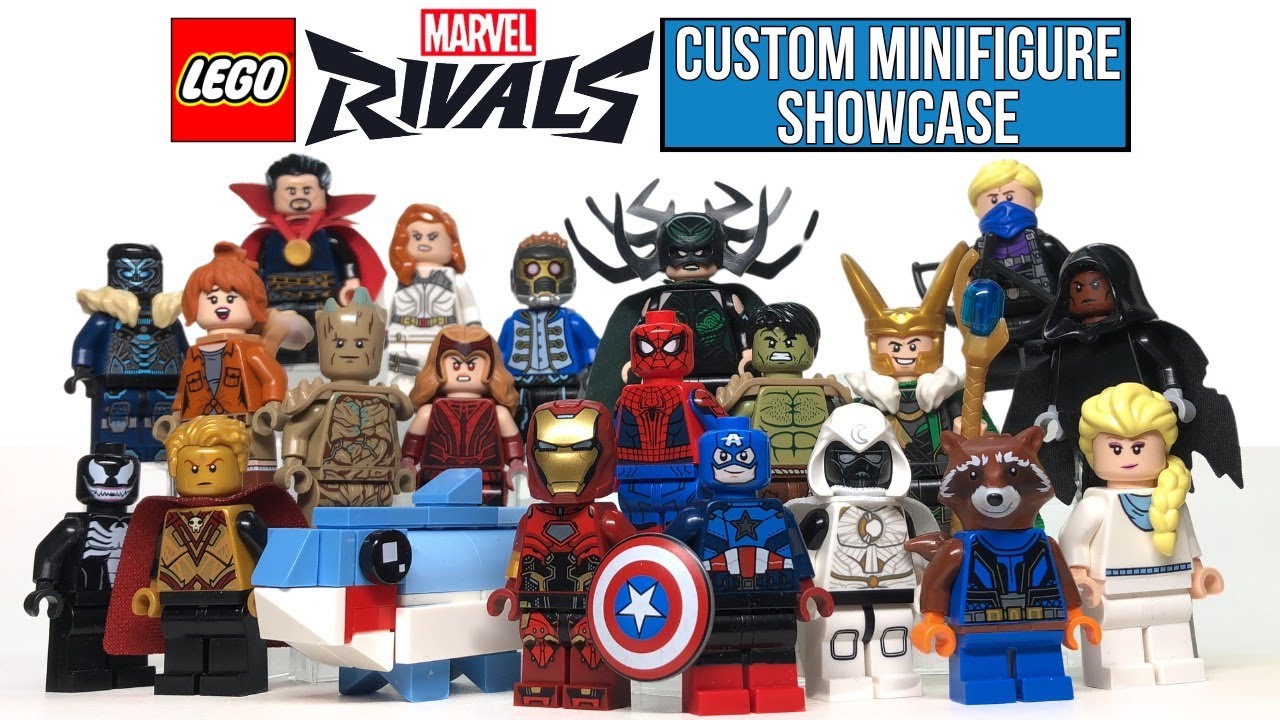 LEGO MARVEL RIVALS Custom Minifigure Collection - YouTube