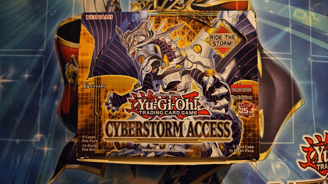 YuGiOh Cyberstorm Access Booster Box Opening CYAC Premiere Event ...