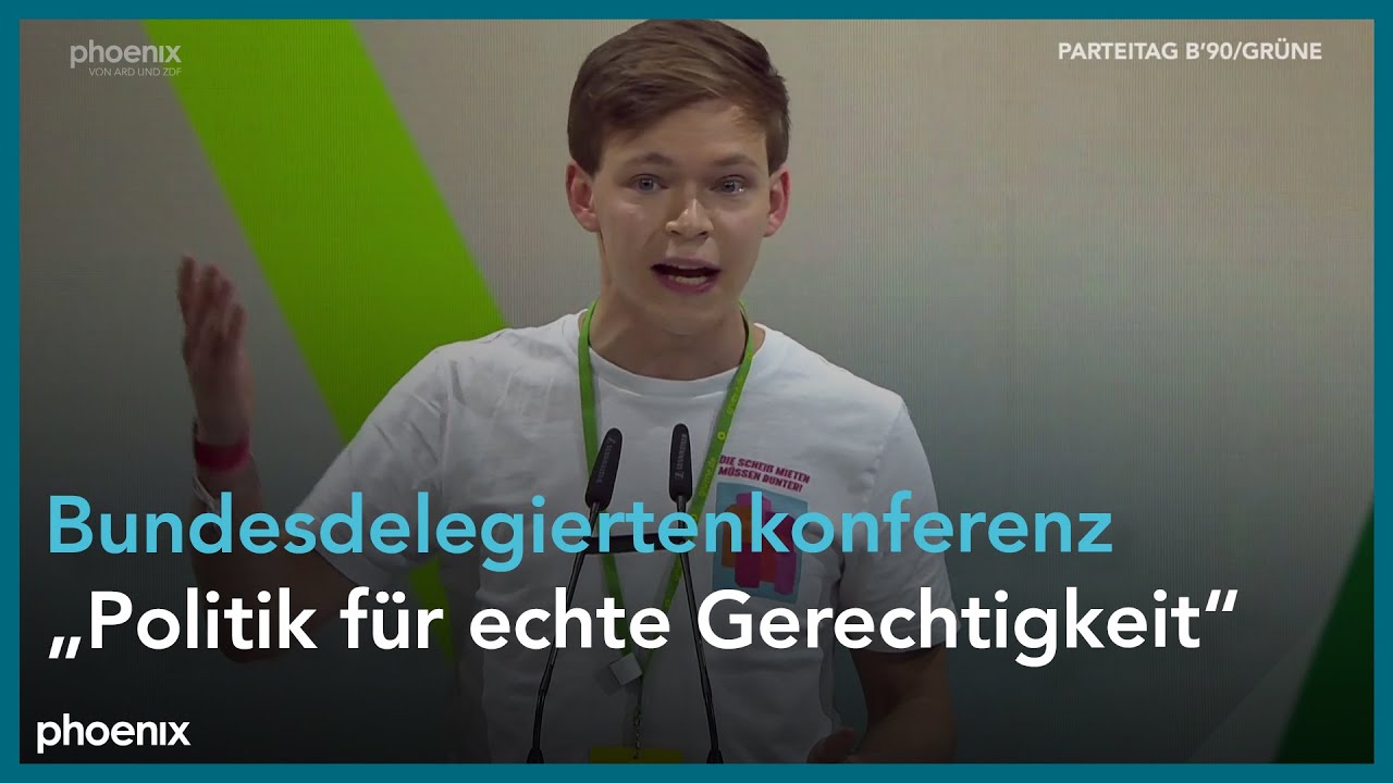 Grünen-Parteitag: Rede von Timon Dzienus - YouTube