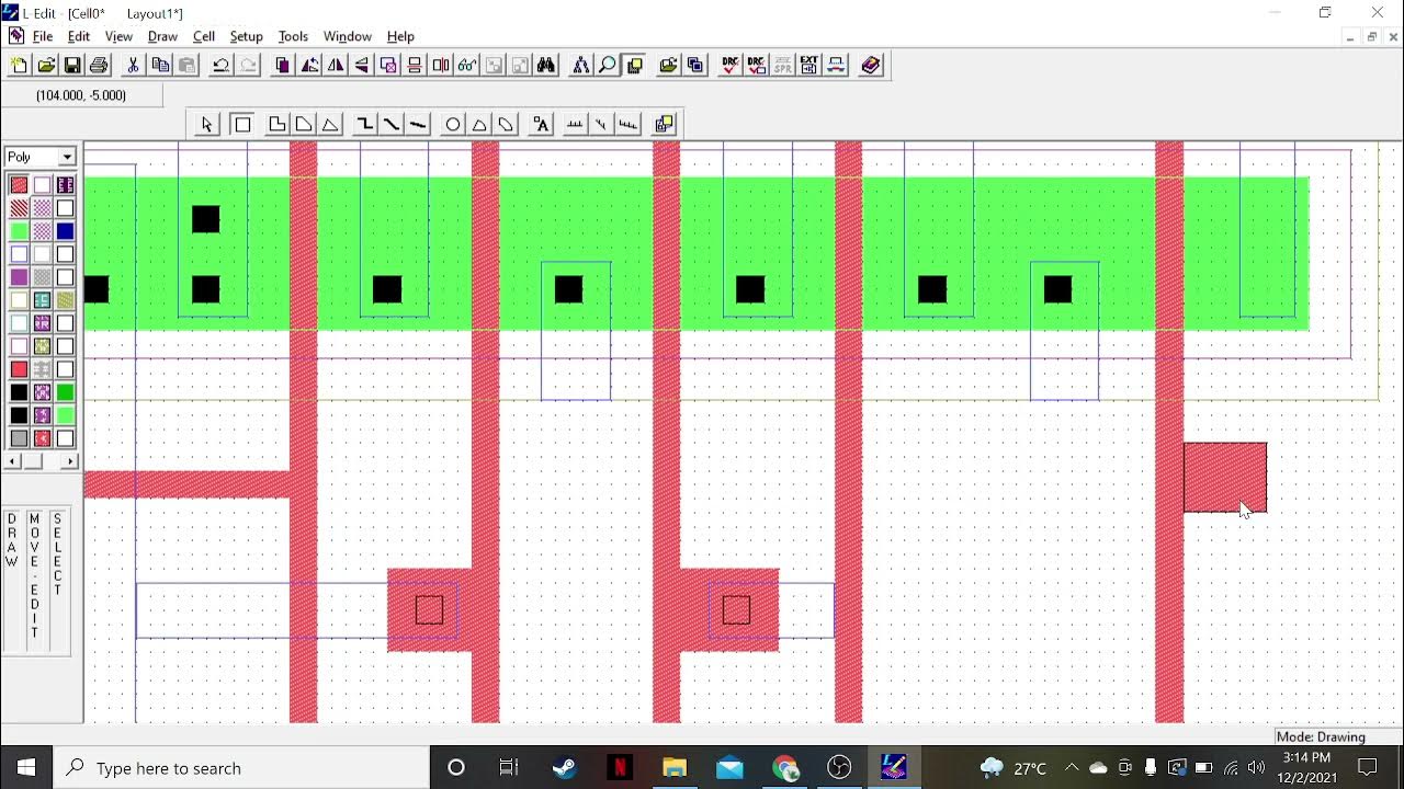 DEC50143 - LAB 5 DESIGN 2 inputs XOR GATE LAYOUT USING L-EDIT SOFTWARE - YouTube