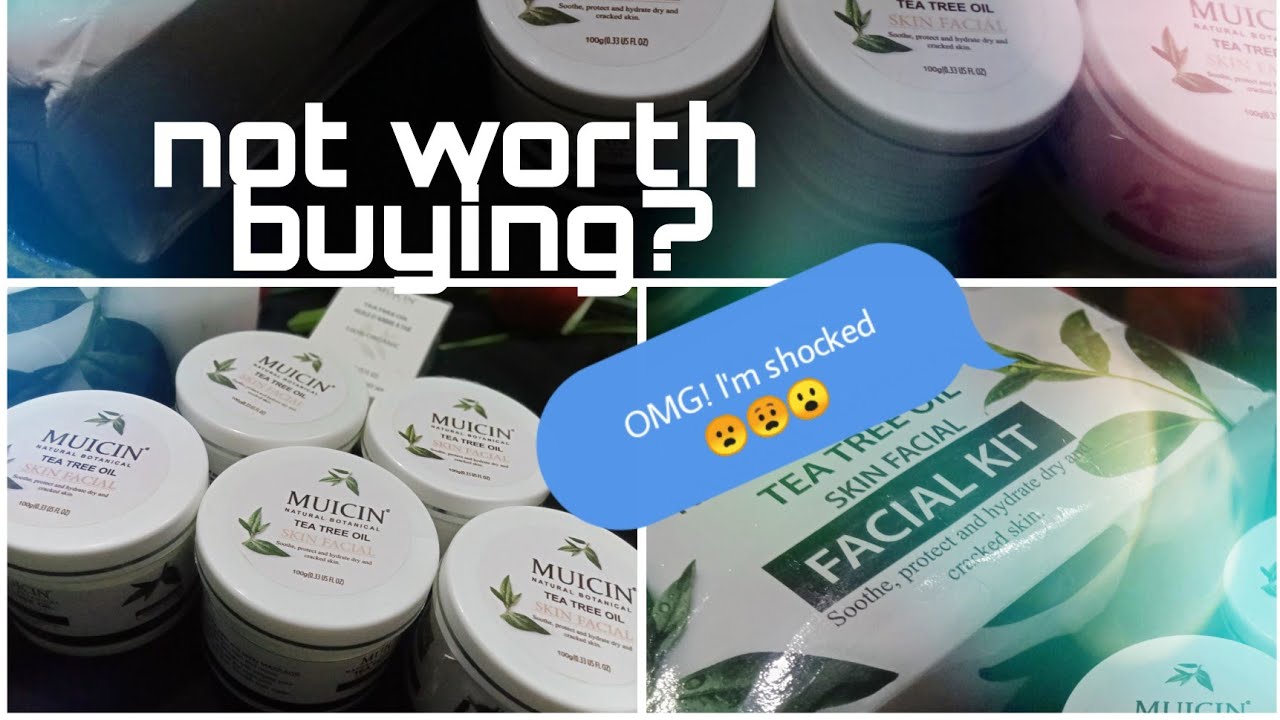 Muicin Germany facial kit review | natural botanical | tea tree oil ...