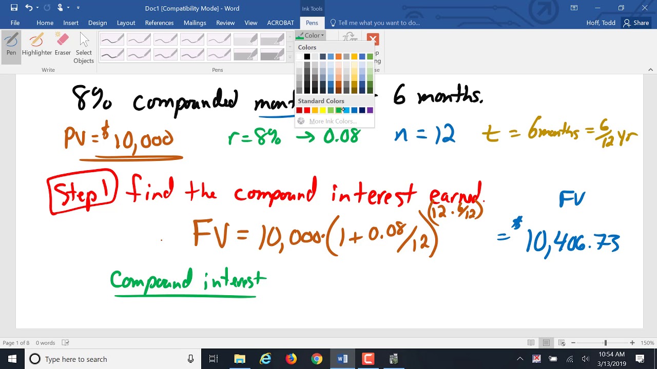 28 Effective Rate of Compound Interest - YouTube