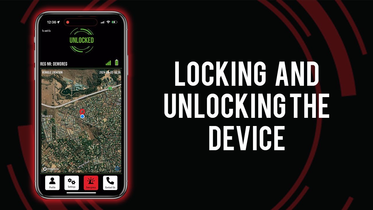 Locking and Unlocking the HaltLock Device - YouTube