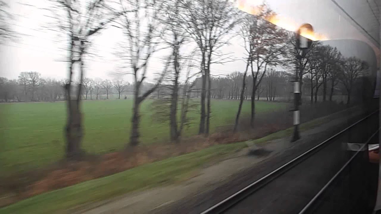 IC 145 Almelo to Bad Bentheim (includes NS-DB loco exchange) - YouTube