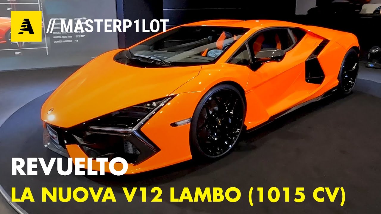 NUOVA Lamborghini REVUELTO | V12 IBRIDA da 1015 CV e 510.000 euro… - YouTube
