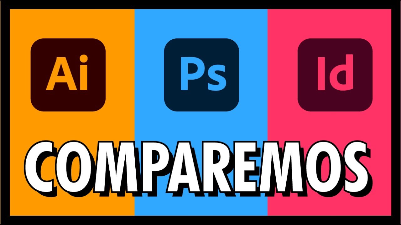 Comparación Illustrator, Indesign y Photoshop - YouTube