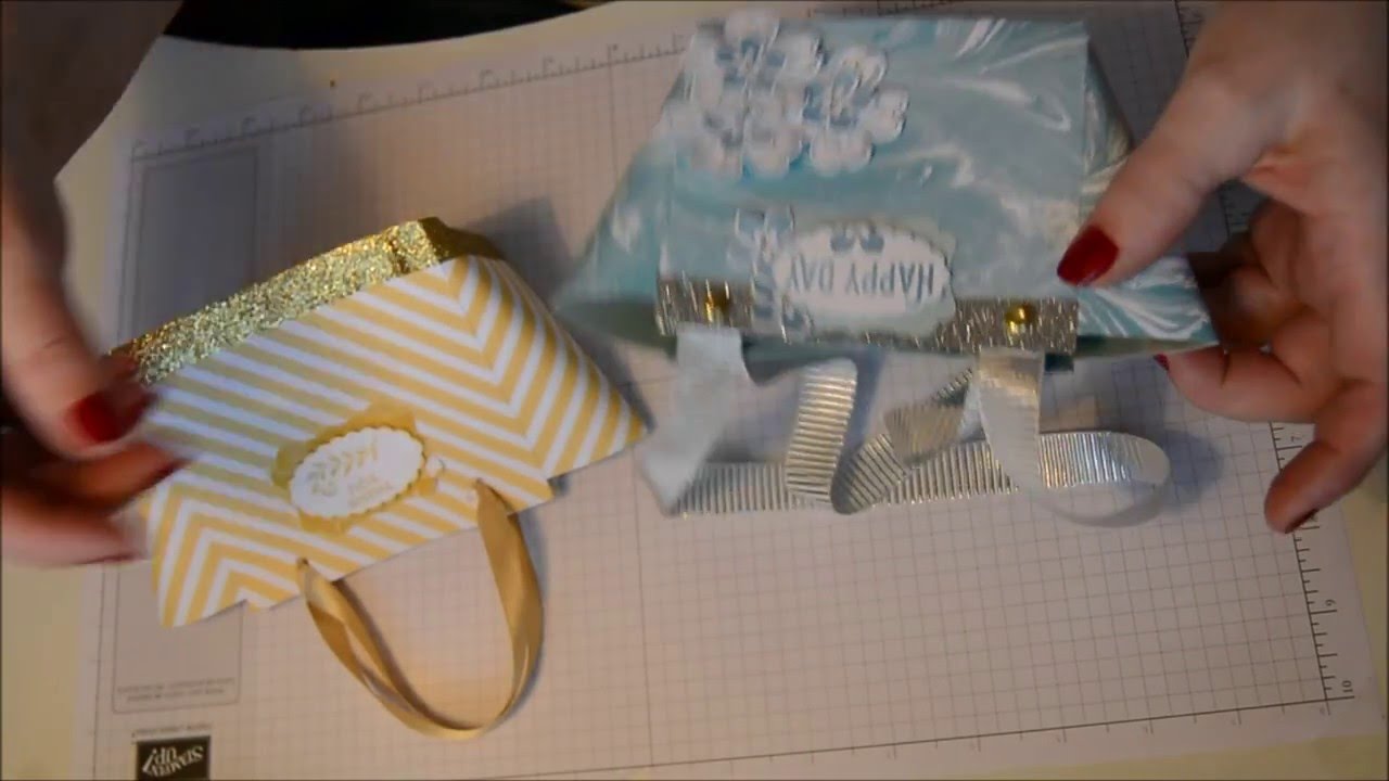 easy paper purse - YouTube