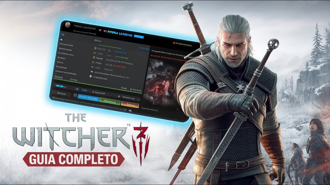 the witcher 3 no hydra launcher - guia completo fitgirl repack - YouTube