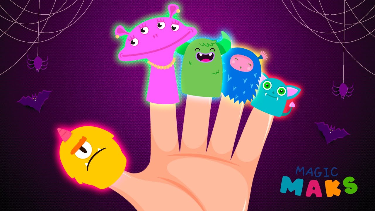 СЕМЬЯ ПАЛЬЧИКОВ про монстров / Monster Finger Family / Песни и мультики ...