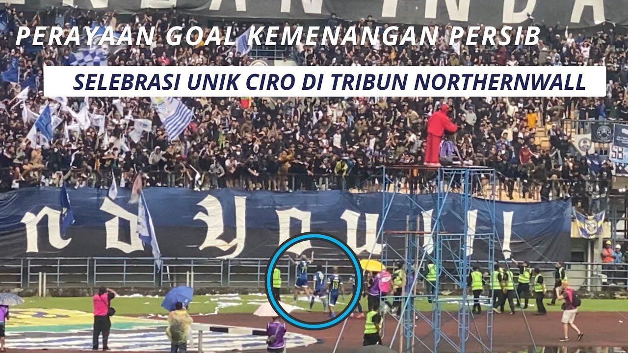 GBLA PECAH!! CIRO ALVES MERAYAKAN GOAL SELEBRASI KE TRIBUN UTARA - YouTube