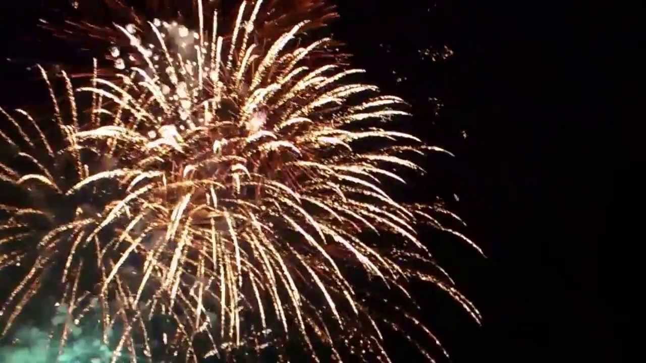 Fireworks In Bathurst N.B 2012 - YouTube
