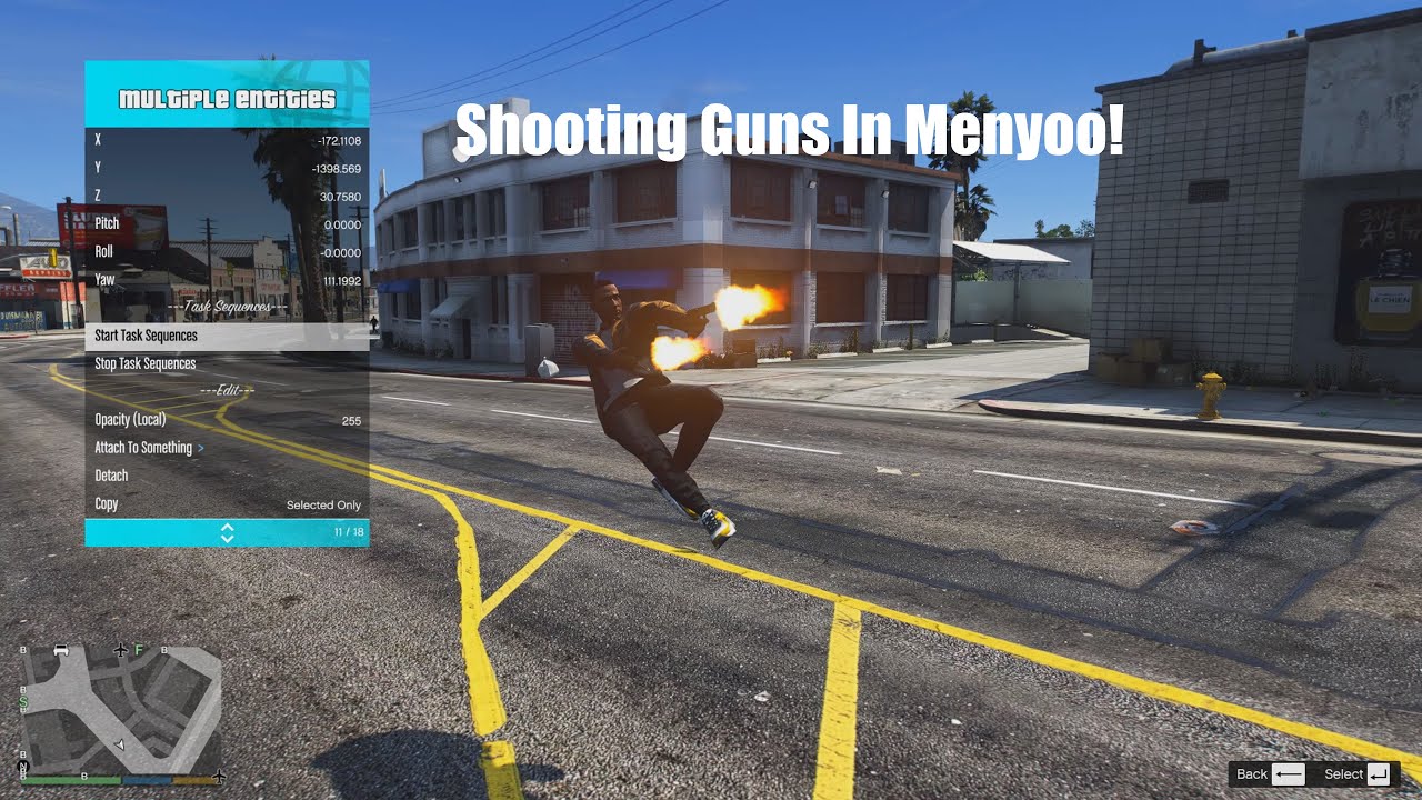 GTA 5 How to Shoot Guns During Animations Menyoo Tutorial - YouTube