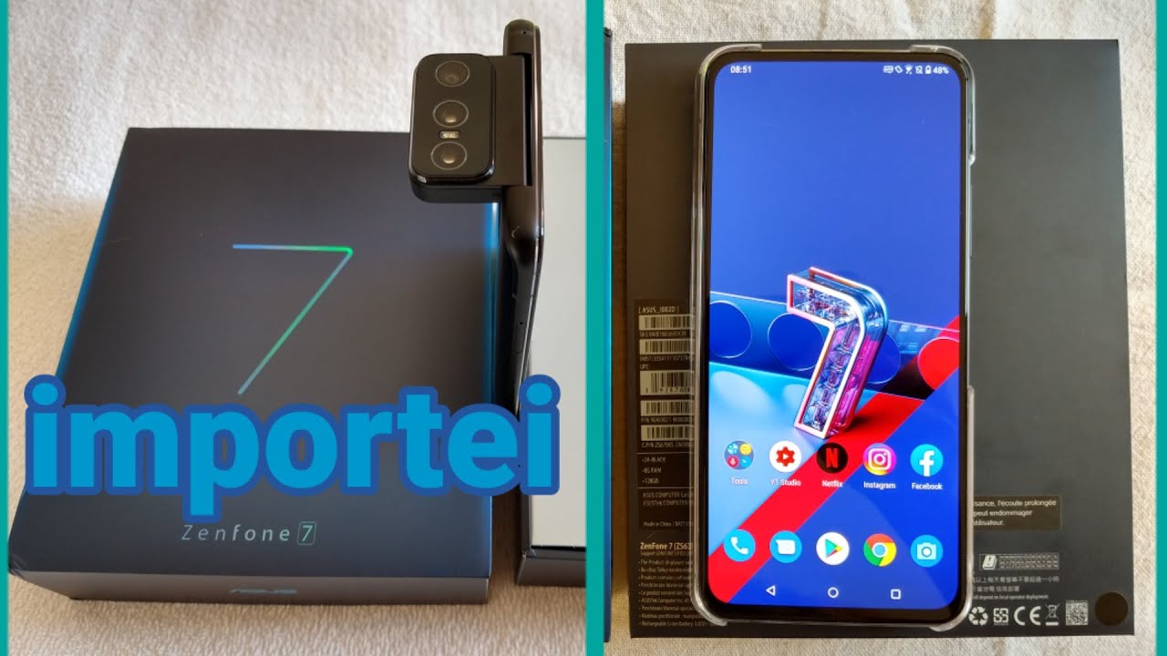 Comprei no AliExpress Smartphone ASUS ZenFone 7 8GB/128GB Preto - ASUS ...