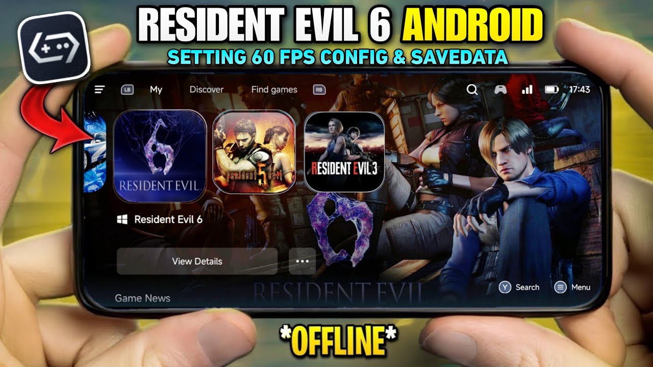 Cara Main Resident Evil 6 Di Android Dengan GAME HUB Setting 60 FPS ...